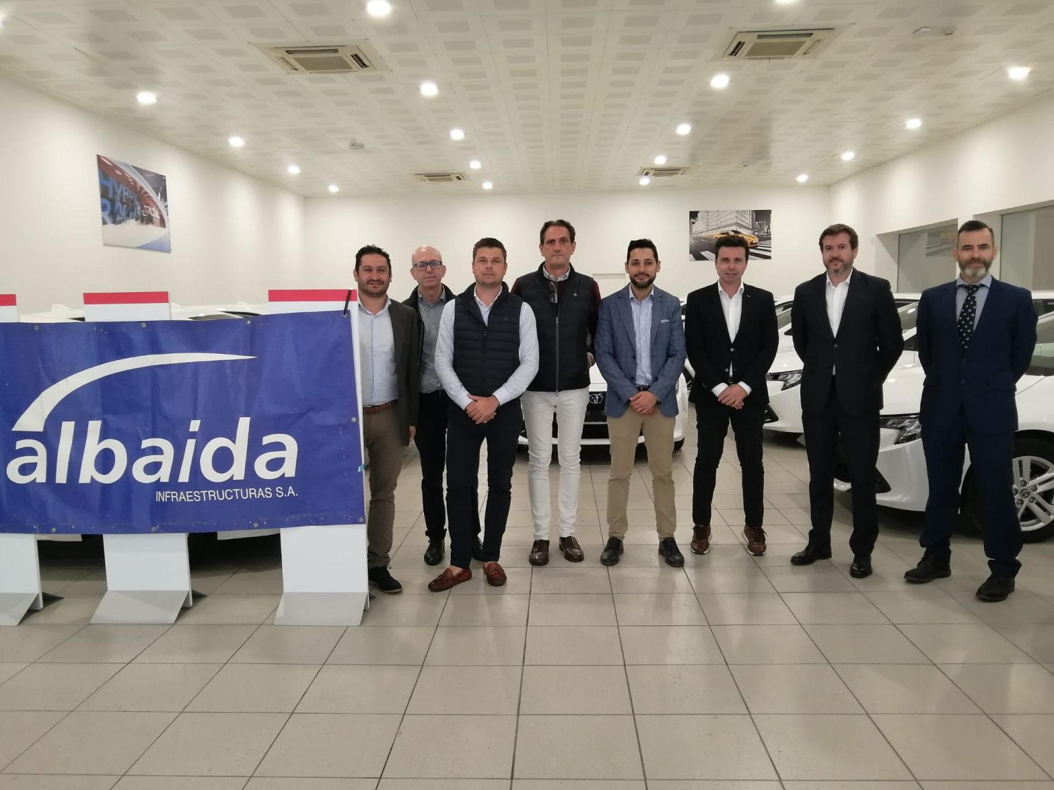 Toyota Almería entrega nueva flota de 17 vehículos a Grupo Albaida ...